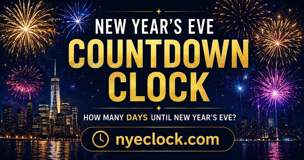 New Year's Eve Countdown Clock